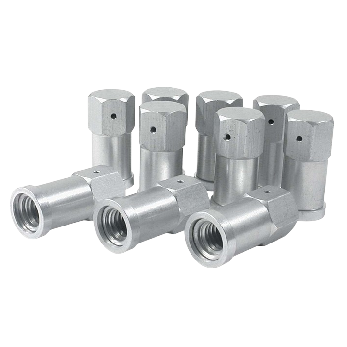 Rearend Gear Cover Tall Nuts 9/16" Hex Aluminum Natural Finish 3/8-16 ...