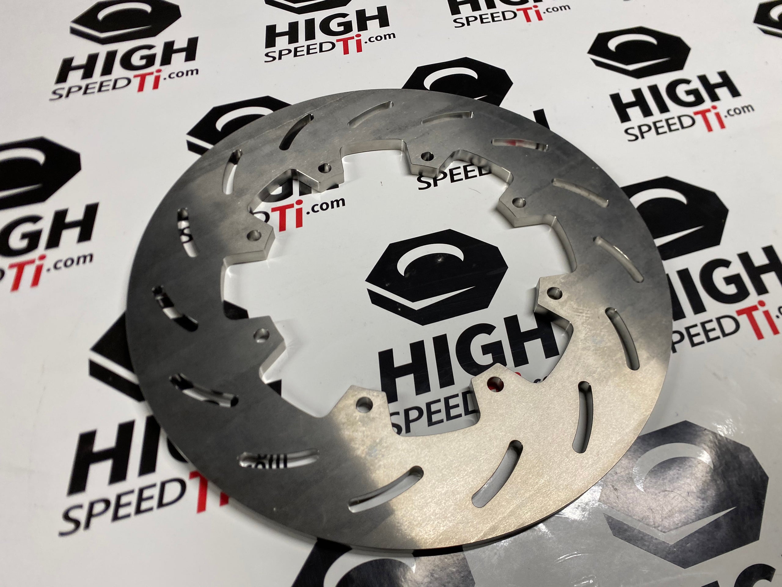 Titanium Front and Rear Rotors: Front Rotor: 10-7/8" Diameter .236 ...