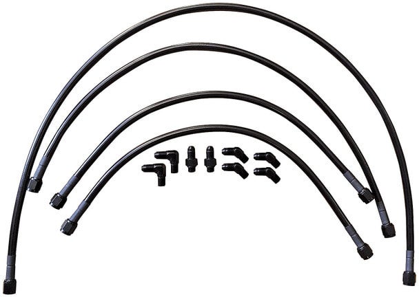 Allstar Wing Hydraulic Line Kit w/ KSE Gear ALL48006 Kit with strong ...