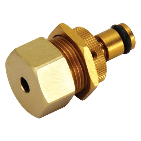 This Kwik Change Generation II bleeder fitting features a gold anodized ...